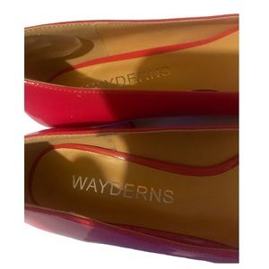 Wayderns | Shoes | Wayderns Womens Square Toe Pink Megenta Metal Buckle ...